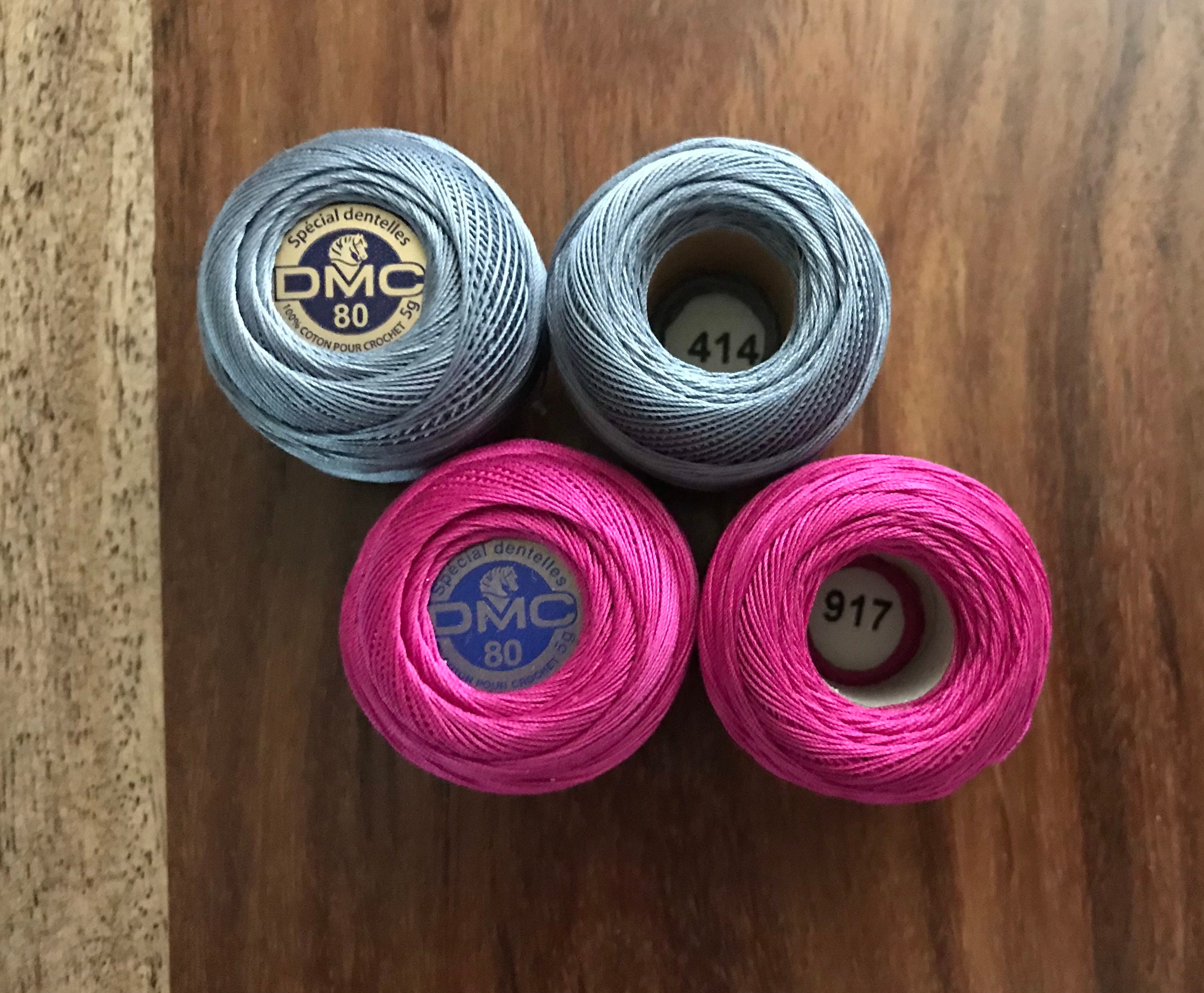DMC 80 Cotton Lace Threads for Tatting & Bobbin Lace BACK in - Etsy UK