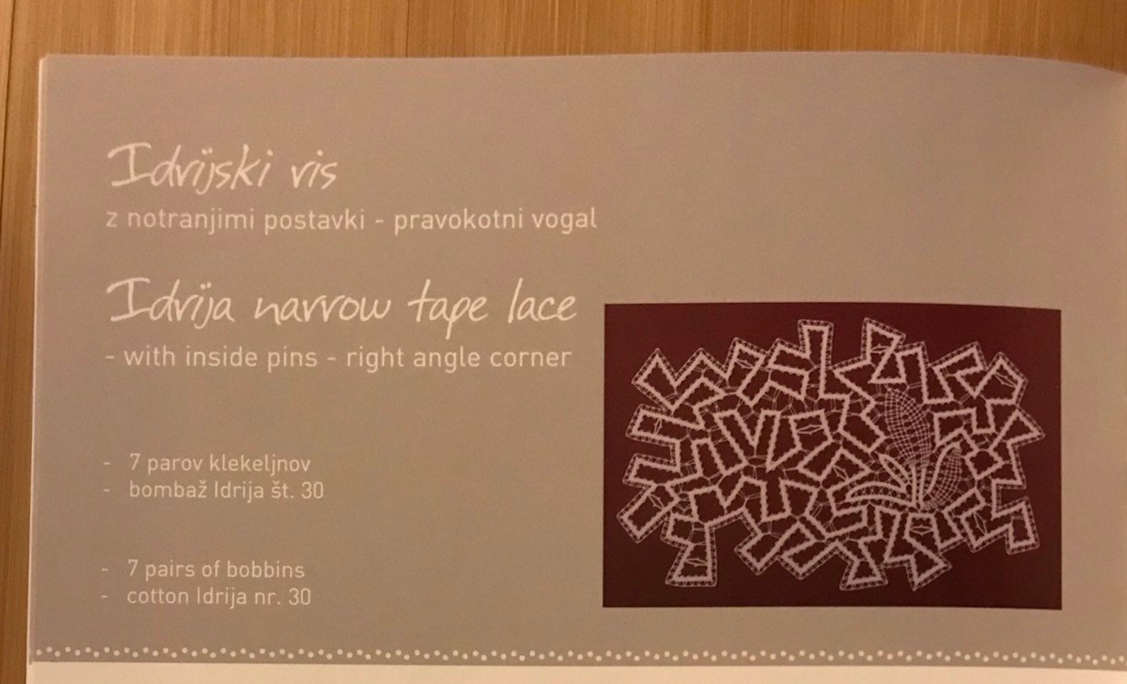 Idrija Bobbin Lace Pattern Books From the Lace School in Idrija ...