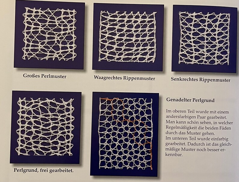 Bobbin Lace Book - 79.50 Kloppelzeichnungen Verstehen by Barbara Corbet ...