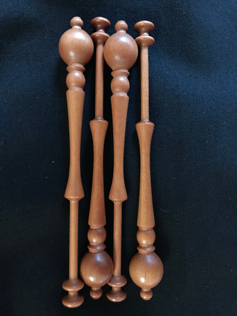 Bobbin Lace Bobbins by the Dozen Old Dutch Style in Pear - Etsy