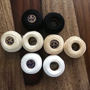 DMC 80 Cotton Lace Threads for Tatting & Bobbin Lace BACK in STOCK!!! 4 ...