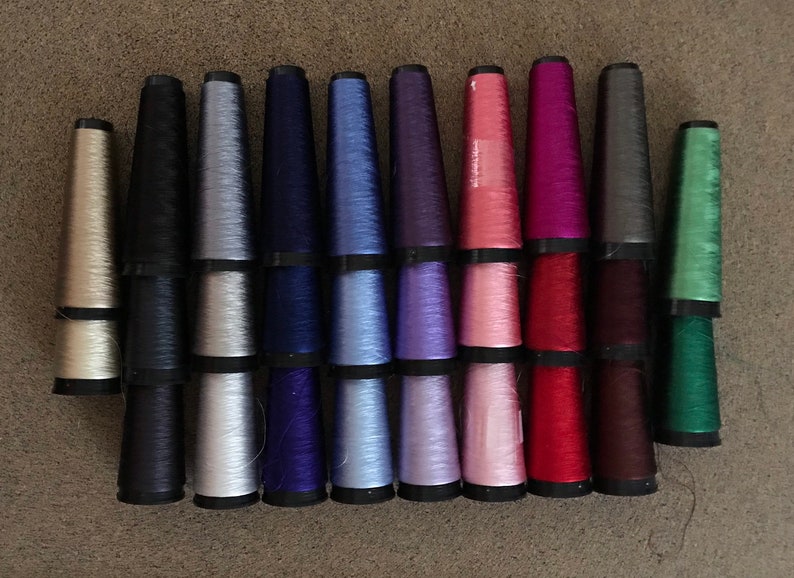 Bart and Francis Silk Lace Threads for Bobbin Lace 100% Silk 500 Meters ...