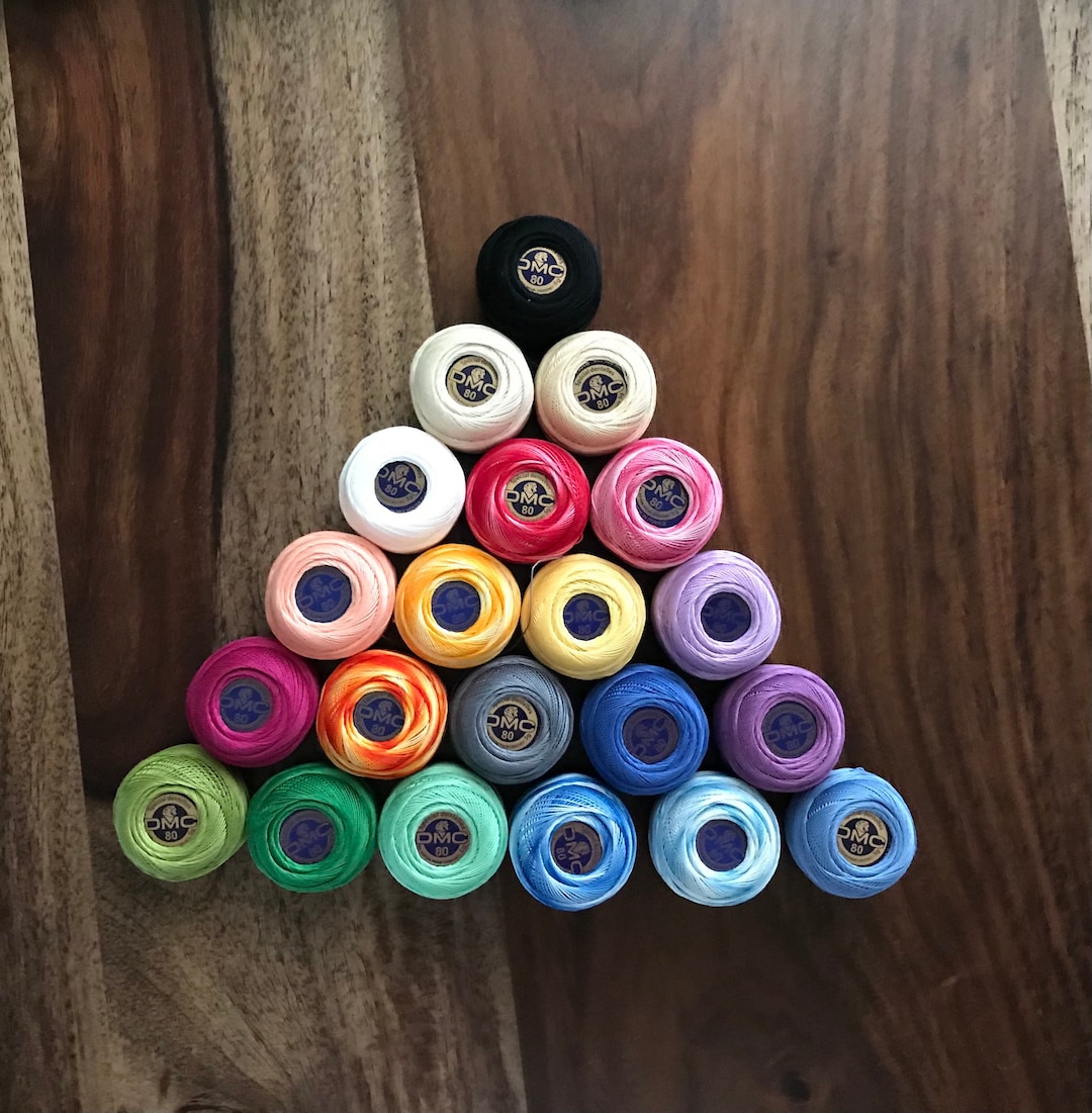 DMC 80 Cotton Lace Threads for Tatting & Bobbin Lace BACK in STOCK!!! 4 ...