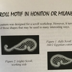Bobbin Lace Booklets by Alexandra Stillwell 8.50/ea Scroll Motif in ...