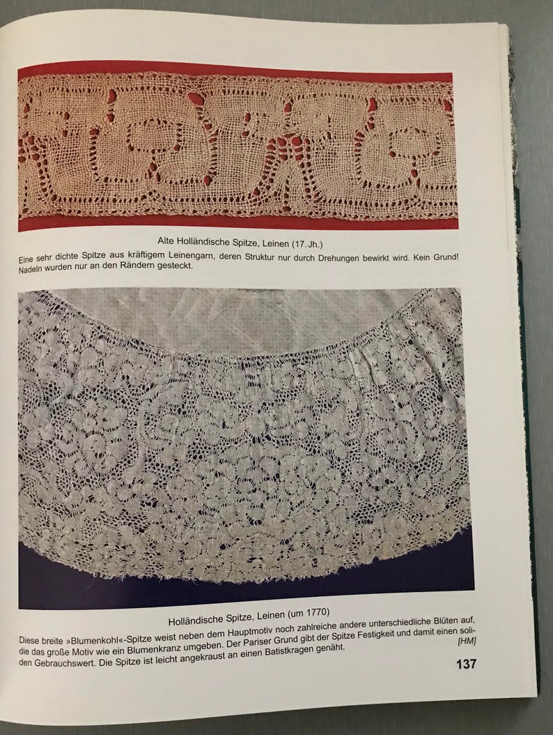 Lace Identification in German by Erika Knoff Special Price - Etsy