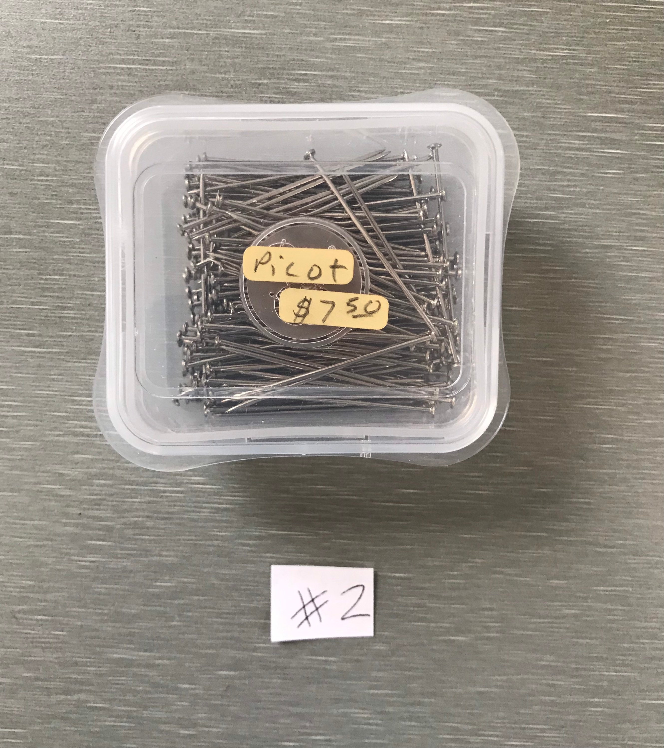 Bobbin Lace Pins 8.50 Each Available in 26 .65 Pins, Extra Thick Picot ...