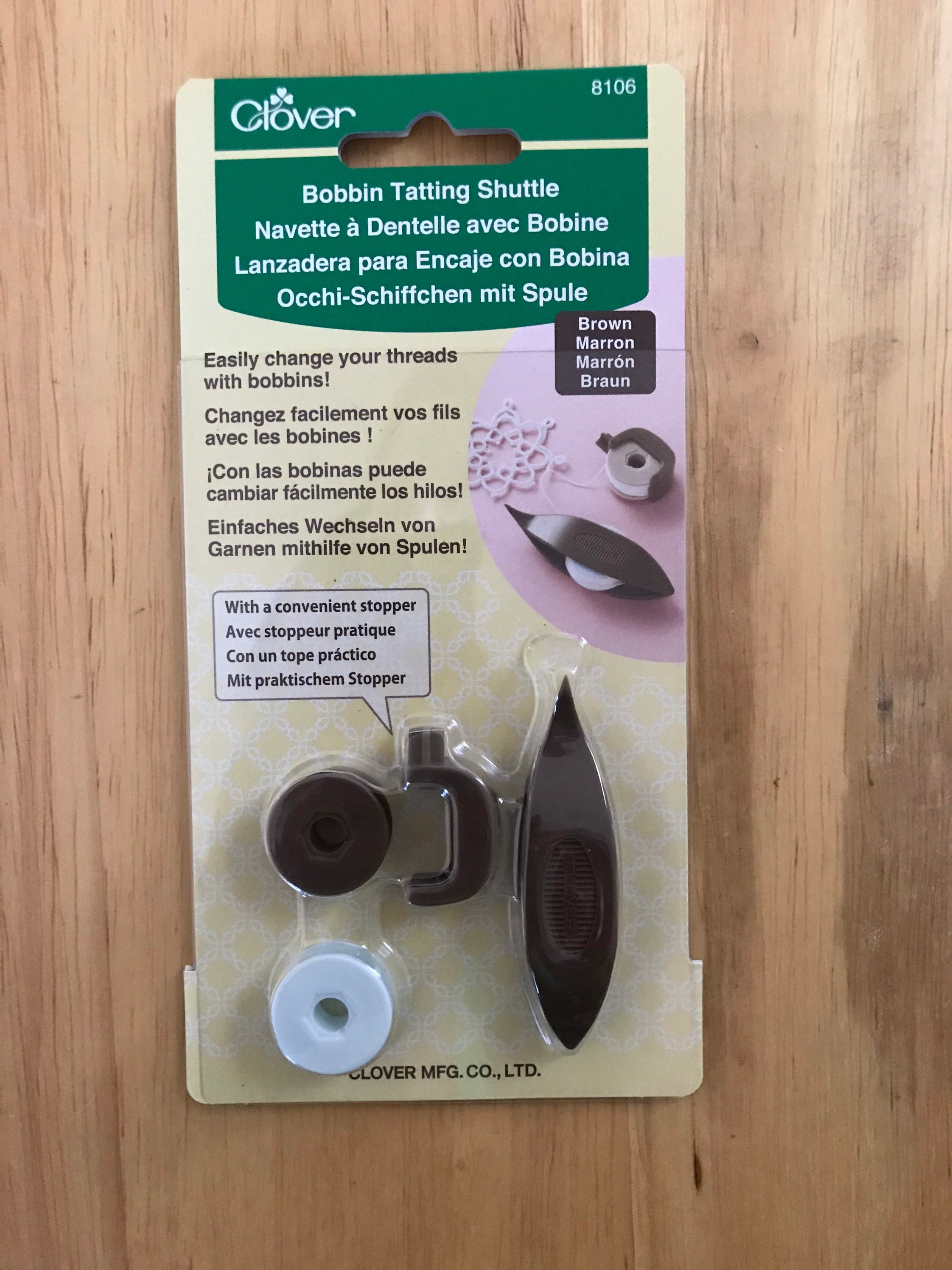 Tatting Shuttles - 9.00 - 12.50 Each Clover Large 2 Pack or Clover ...