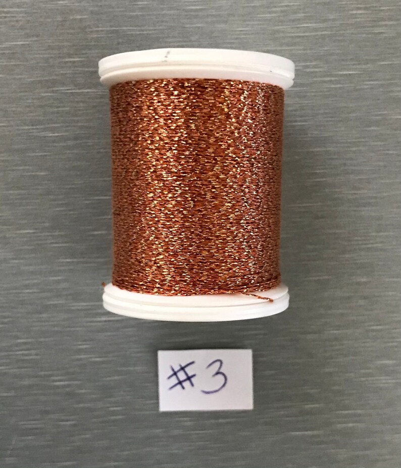Metallic Bobbin Lace /embroidery Thread 5.50 7.50 Each | Etsy