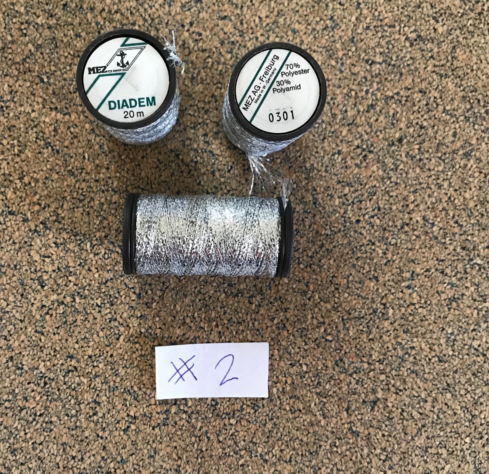 Metallic Bobbin Lace/embroidery Thread- 4.50 Each Available in Mez ...