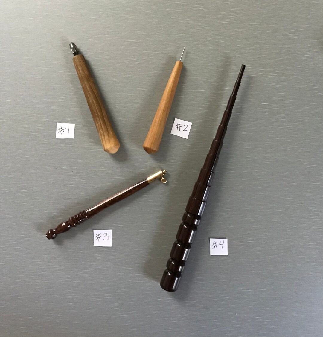 Bobbin Lace Tools - Persimmon Pin Vise, Tasmania Callitris Pricker ...