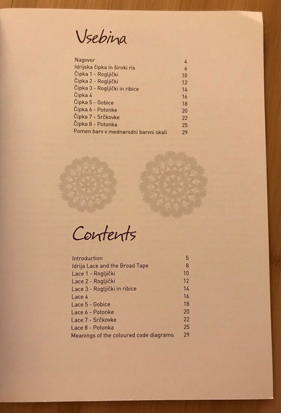 Idrija Bobbin Lace Pattern Books Broad Tape 1 at 49.50 | Etsy