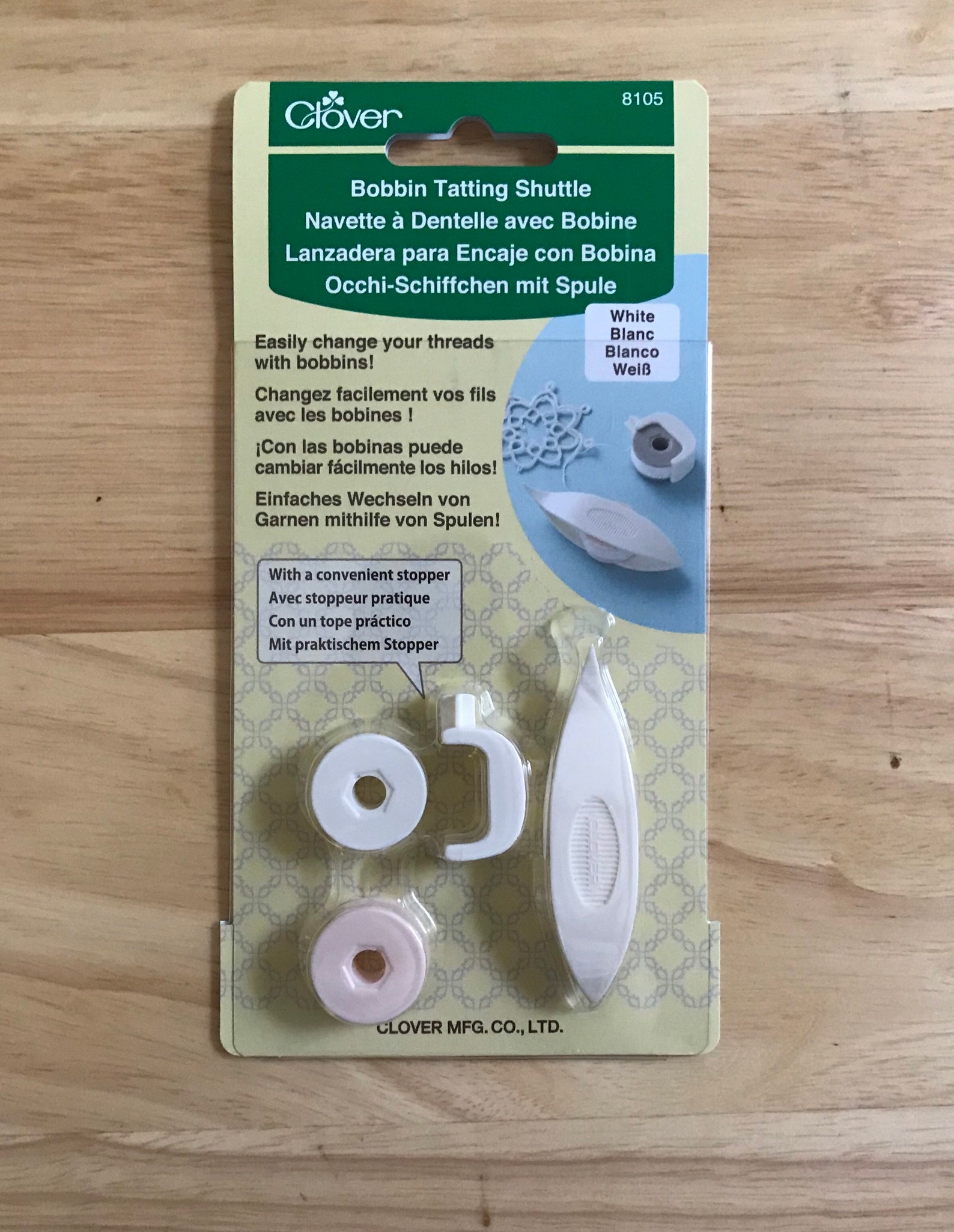 Tatting Shuttles - 9.00 - 12.50 Each Clover Large 2 Pack or Clover ...