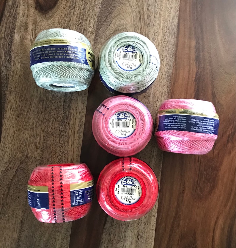Cebelia DMC Size 20& 30 8.75 Ea - Back in Stock!!! Cotton Lace Threads ...