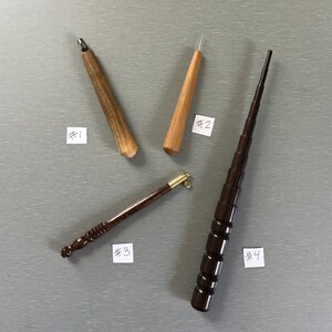 Bobbin Lace Tools - Persimmon Pin Vise, Tasmania Callitris Pricker ...