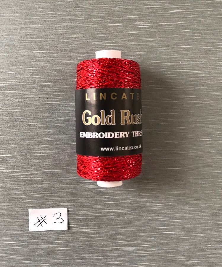 Metallic Bobbin Lace Thread Gold Rush Embroidery Thread 100 | Etsy