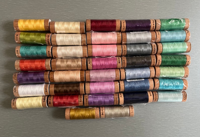 Cotton Lace Threads for Bobbin Lace 8.50 Ea Aurifil 80/2 Like Egyptian ...