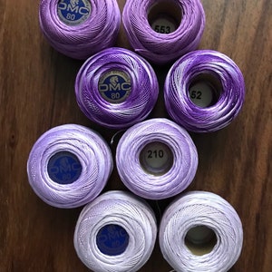 DMC 80 Cotton Lace Threads for Tatting & Bobbin Lace BACK in STOCK!!! 4 ...