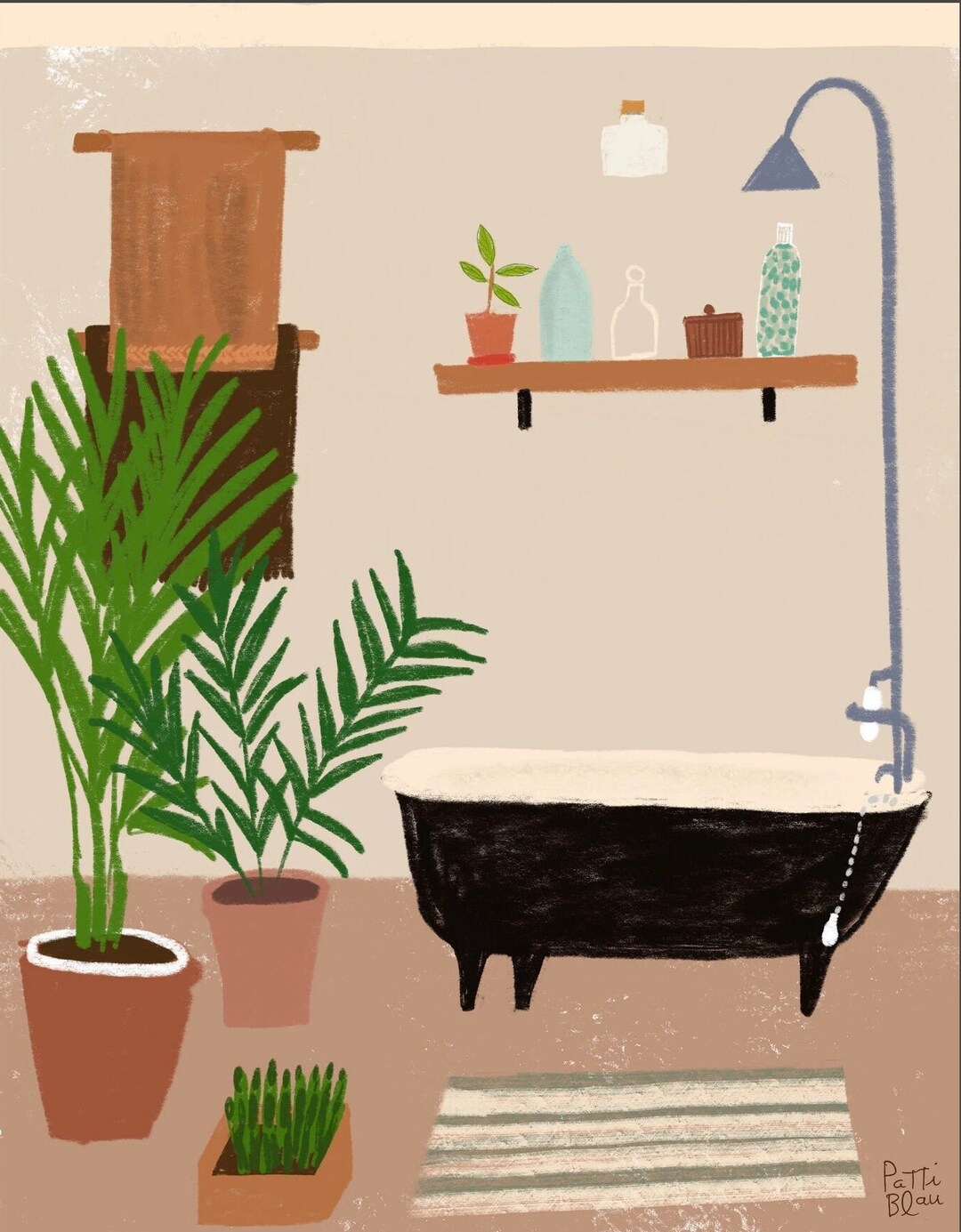 Shower and Plants - Etsy