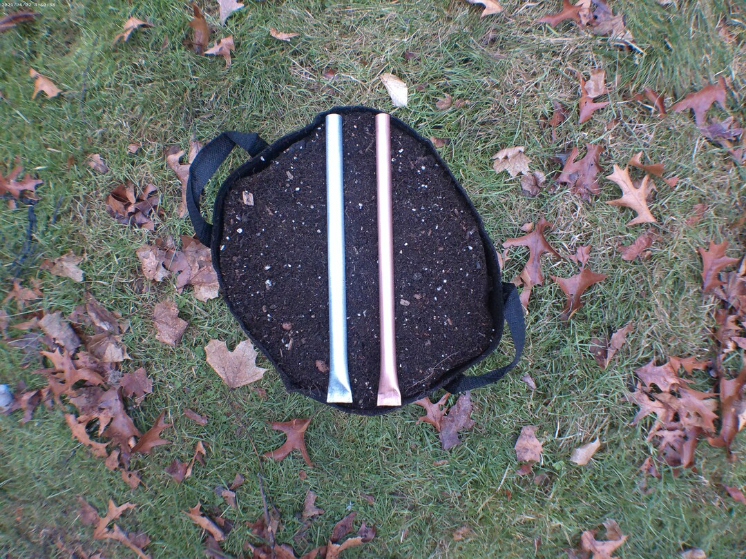 Electro-culture Copper/zinc Rods Filled With Quartz or Twisted Wire - Etsy