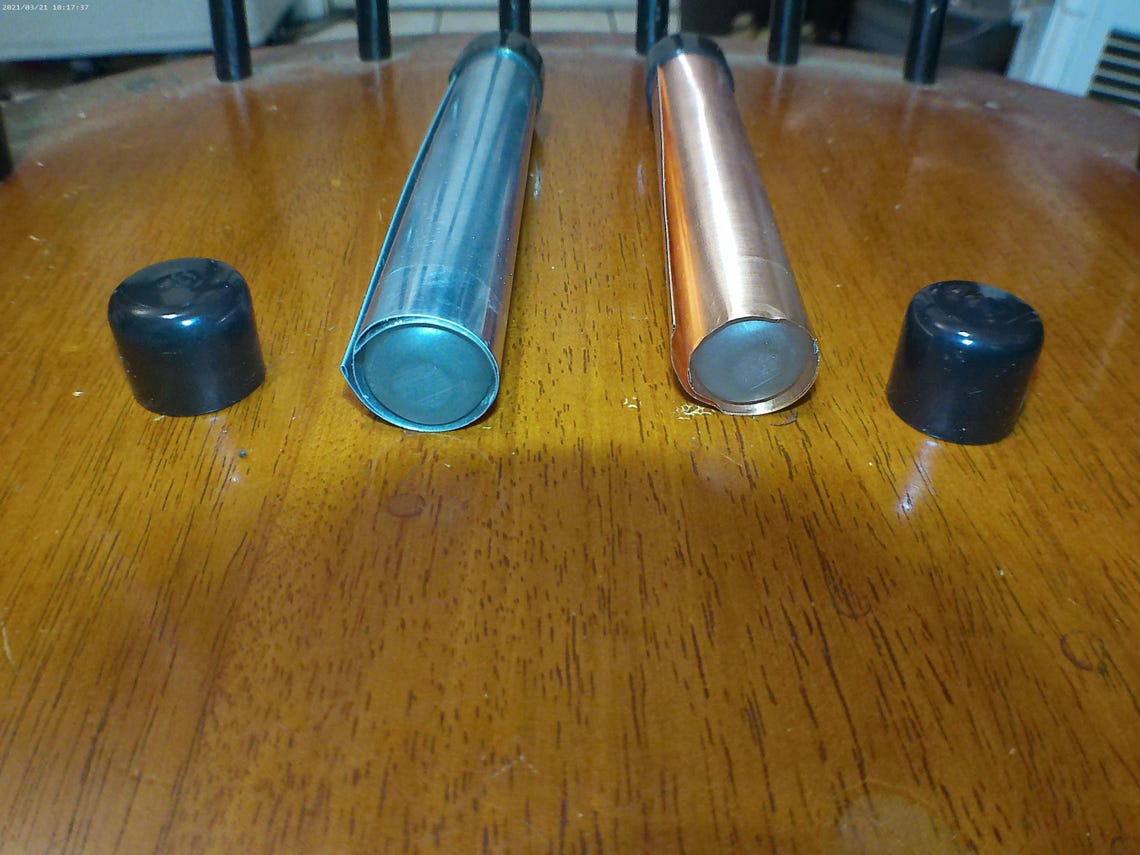 New Pharaoh Rods Pure Copper/zinc Sheet Wrapped Whole Selenite Crystal ...