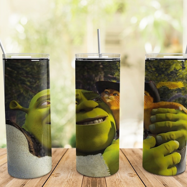 Tumbler Wrap Shrek - Etsy