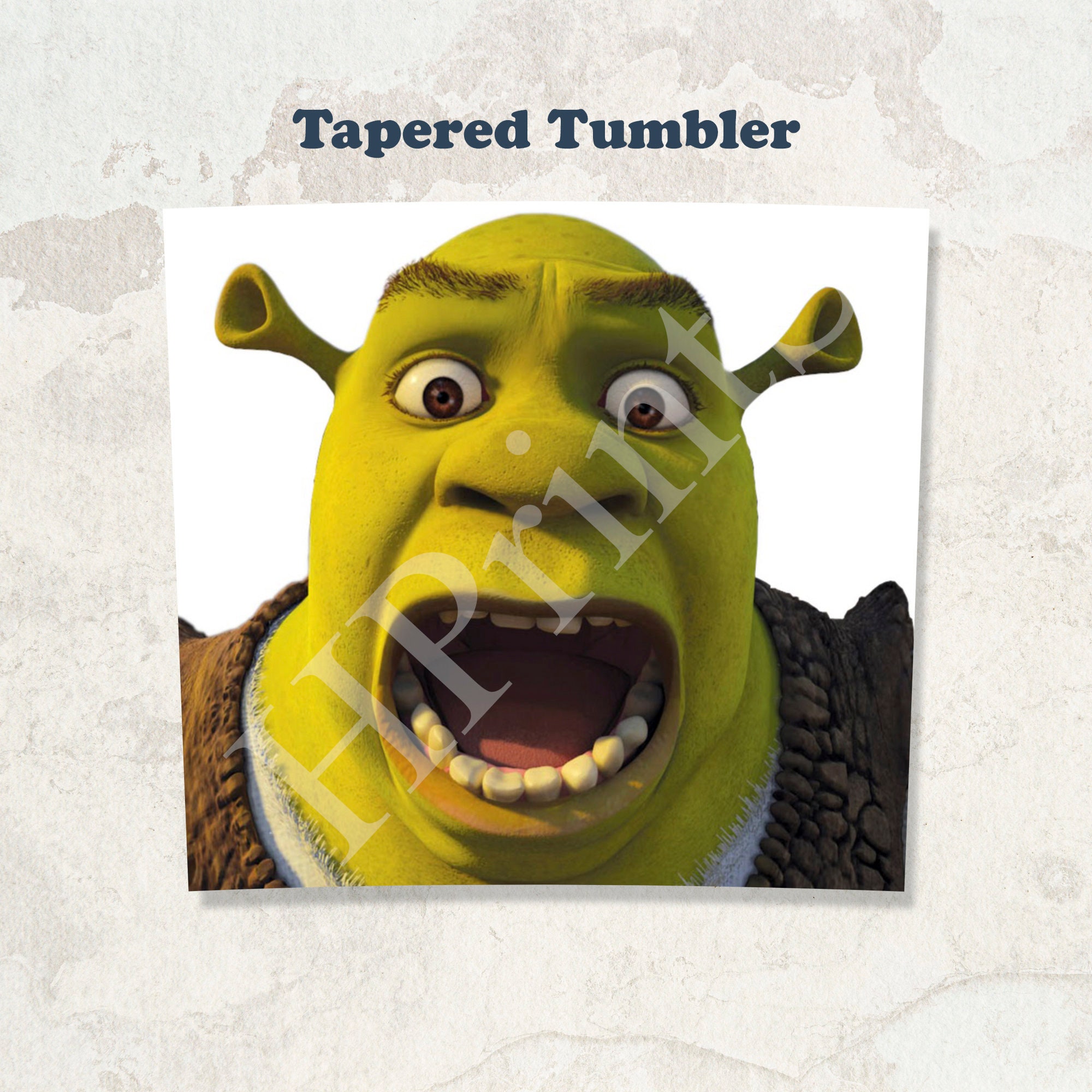 20 Oz Skinny Tumbler Sublimation Designs Shrek Tumbler PNG Digital ...