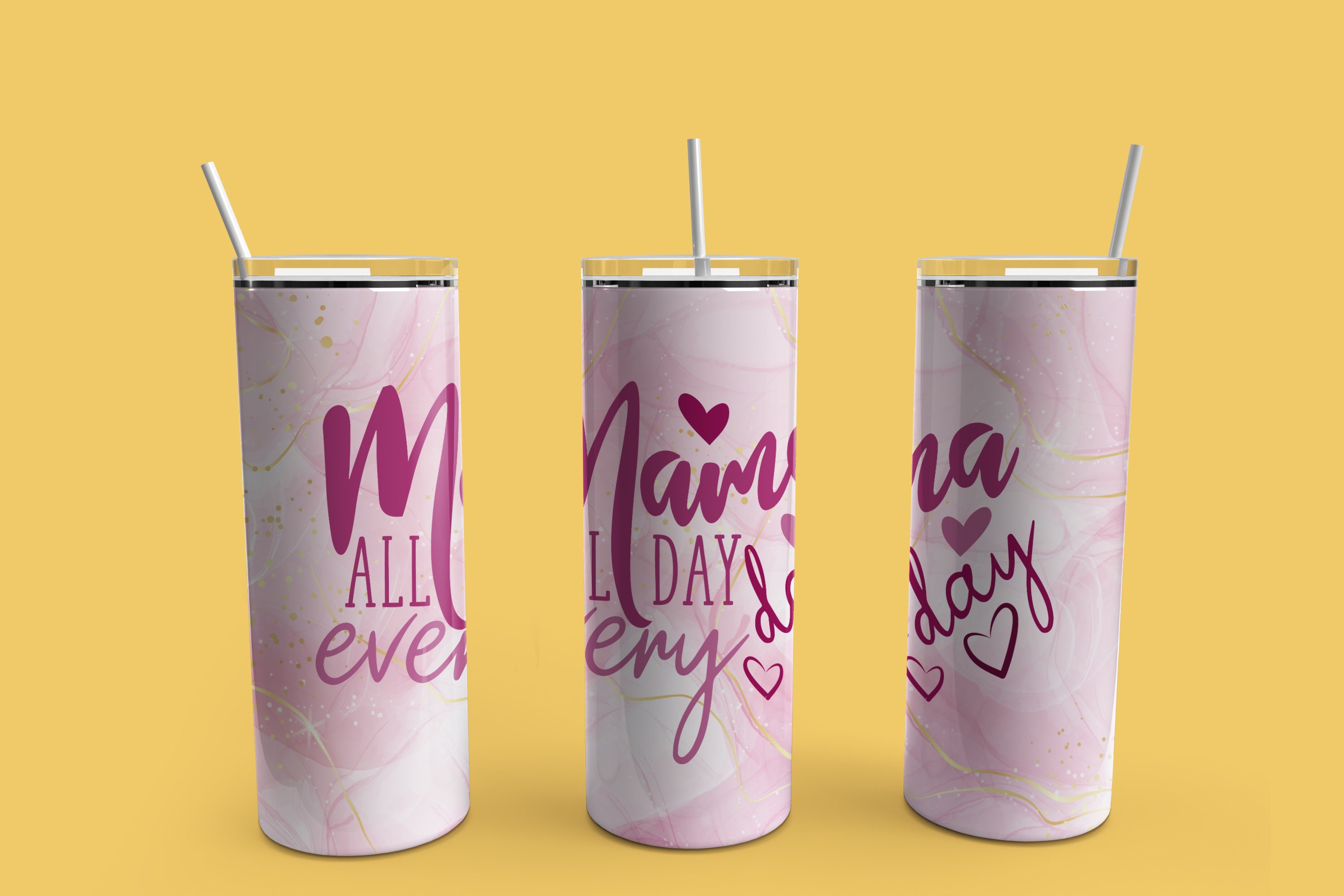 20 Oz Skinny Tumbler Background Sublimation Designs Mom Life Etsy