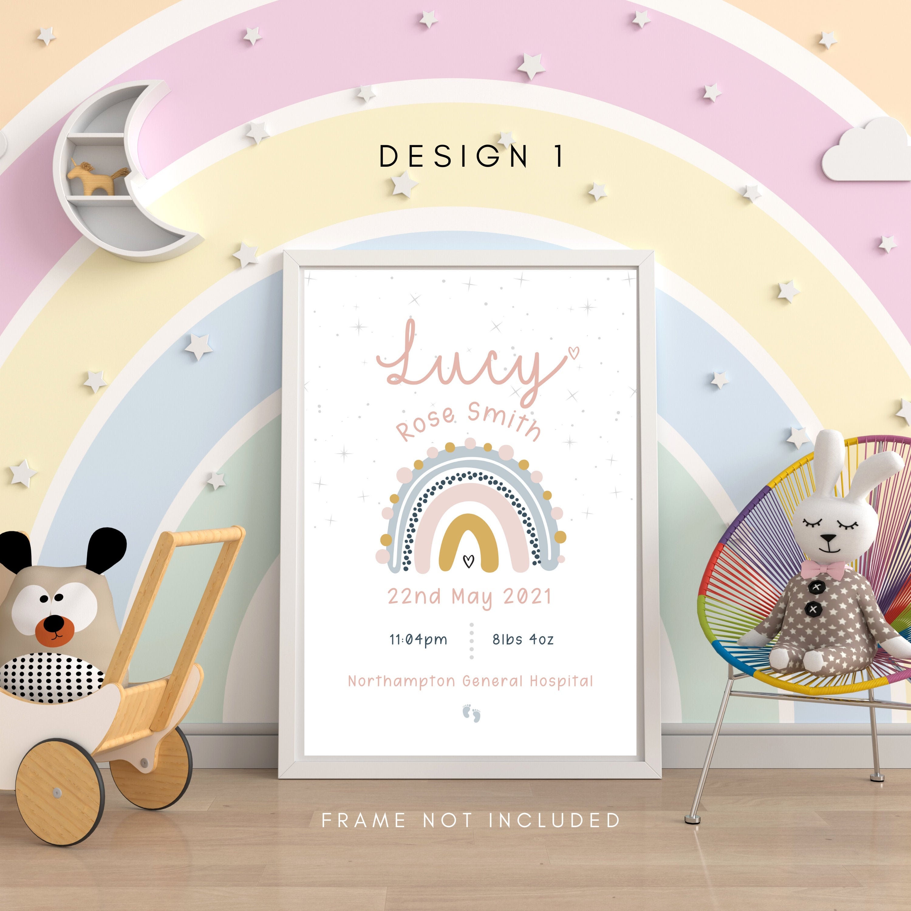 Personalised New Baby Print New Baby Print Birth Print | Etsy