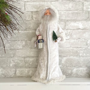 Handmade Santa Doll / One of a Kind Father Christmas Decor / - Etsy