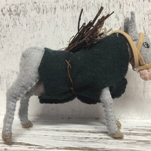 Nativity Scene Series PDF Pattern the Donkey / Wool Felt Christmas ...