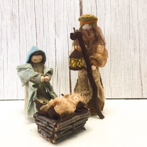 Christmas Nativity Scene Pattern / Felt Handmade Nativity Set for ...