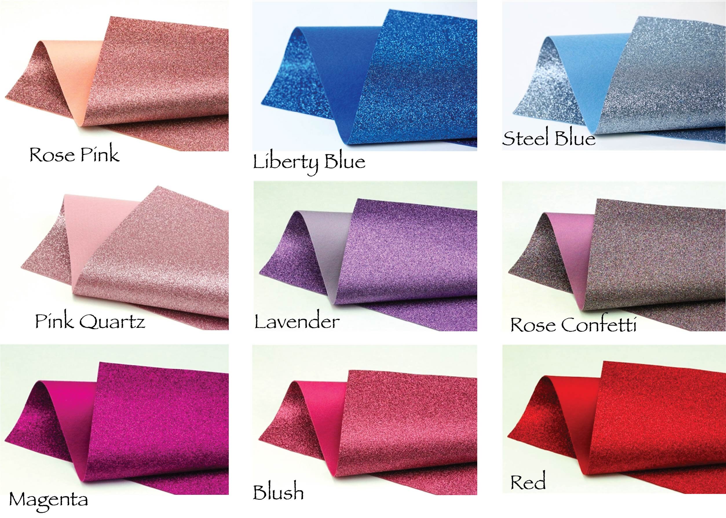 100% Wool Glitter Felt Sheets / Choose Your Own Colours Merino - Etsy