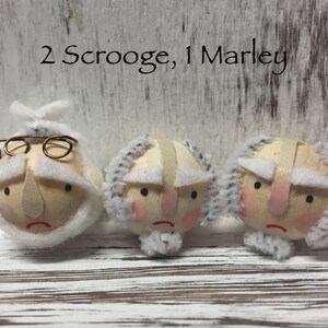 Scrooge and Marley Completed Heads Mmmcrafts Ebenezer Christmas ...