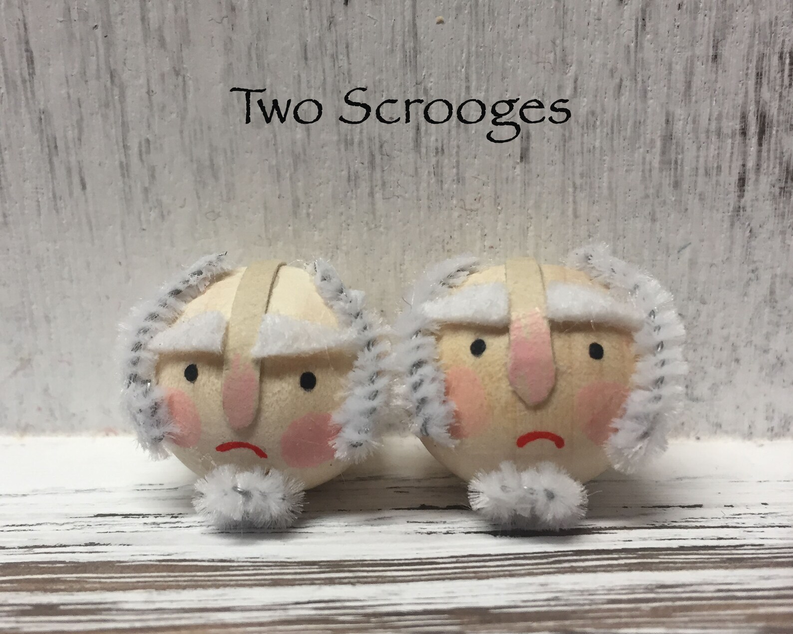 Scrooge and Marley Completed Heads Mmmcrafts Ebenezer Christmas ...