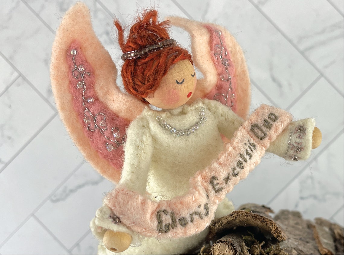 Nativity Scene Angel PDF Epattern / Christmas Felt Nativity - Etsy