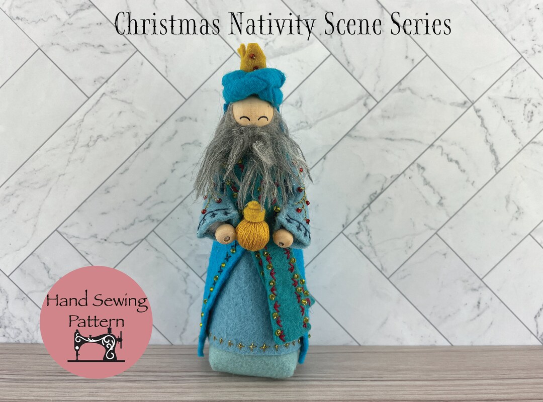 Christmas DIY Nativity Scene First Wise Man PDF Epattern / - Etsy Canada