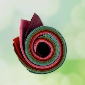 Cottagecore Palette / Merino Wool Blend Felt Sheets Size 9x12 / Felt ...