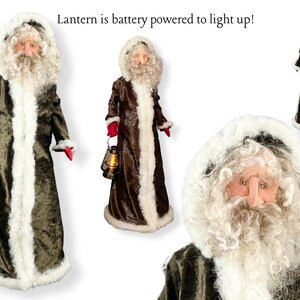 Handmade Santa Doll / One of a Kind Father Christmas Decor / - Etsy