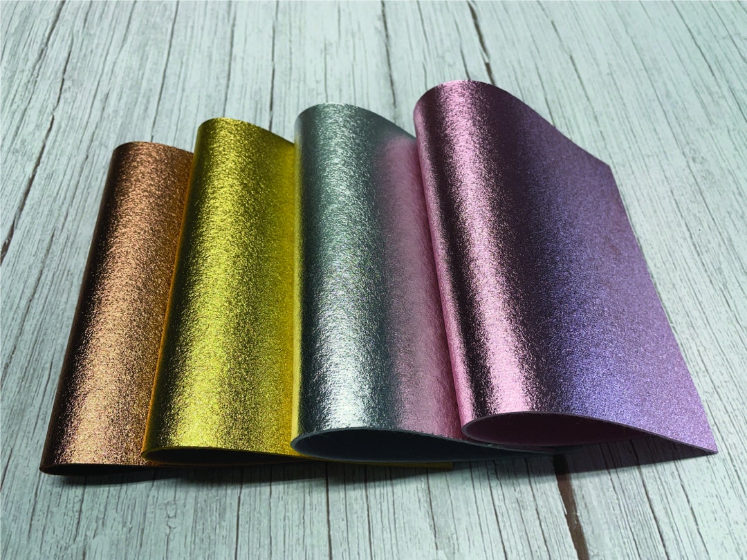 100% Wool Metallic Felt Sheets / Choose Your Own Colours Merino Wool ...