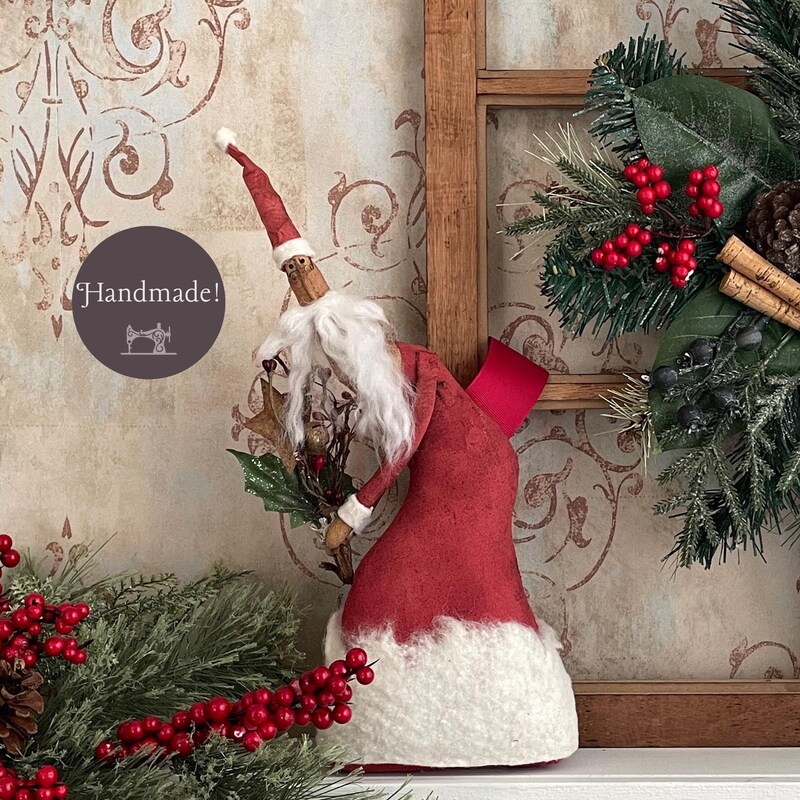 Primitive Santa - Etsy