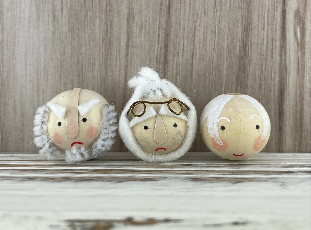 Scrooge and Marley Completed Heads Mmmcrafts Ebenezer Christmas ...