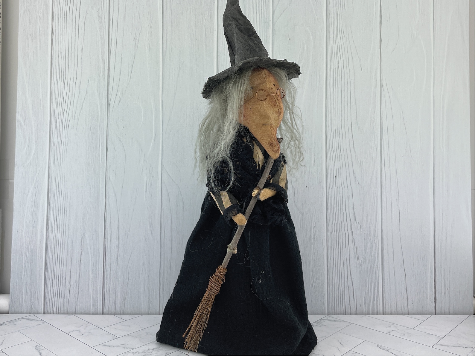 Halloween Witch Pattern Harriet Hollows PAPER PATTERN / Primitive Folk ...