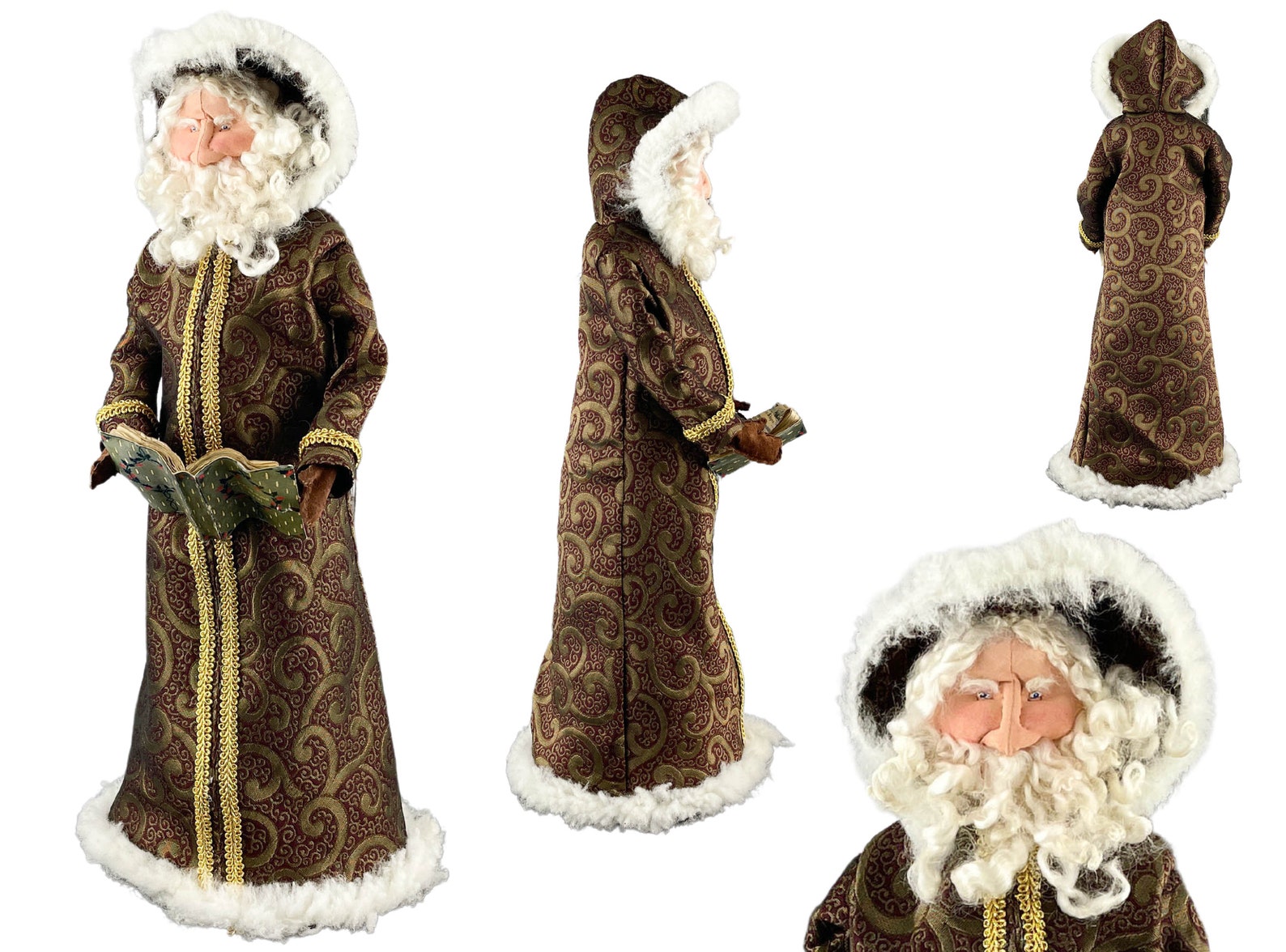 Handmade Santa Doll / One of a Kind Father Christmas Decor / - Etsy