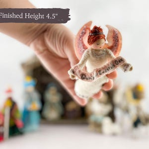 Nativity Scene Angel PDF Epattern / Christmas Felt Nativity Scene / DIY ...