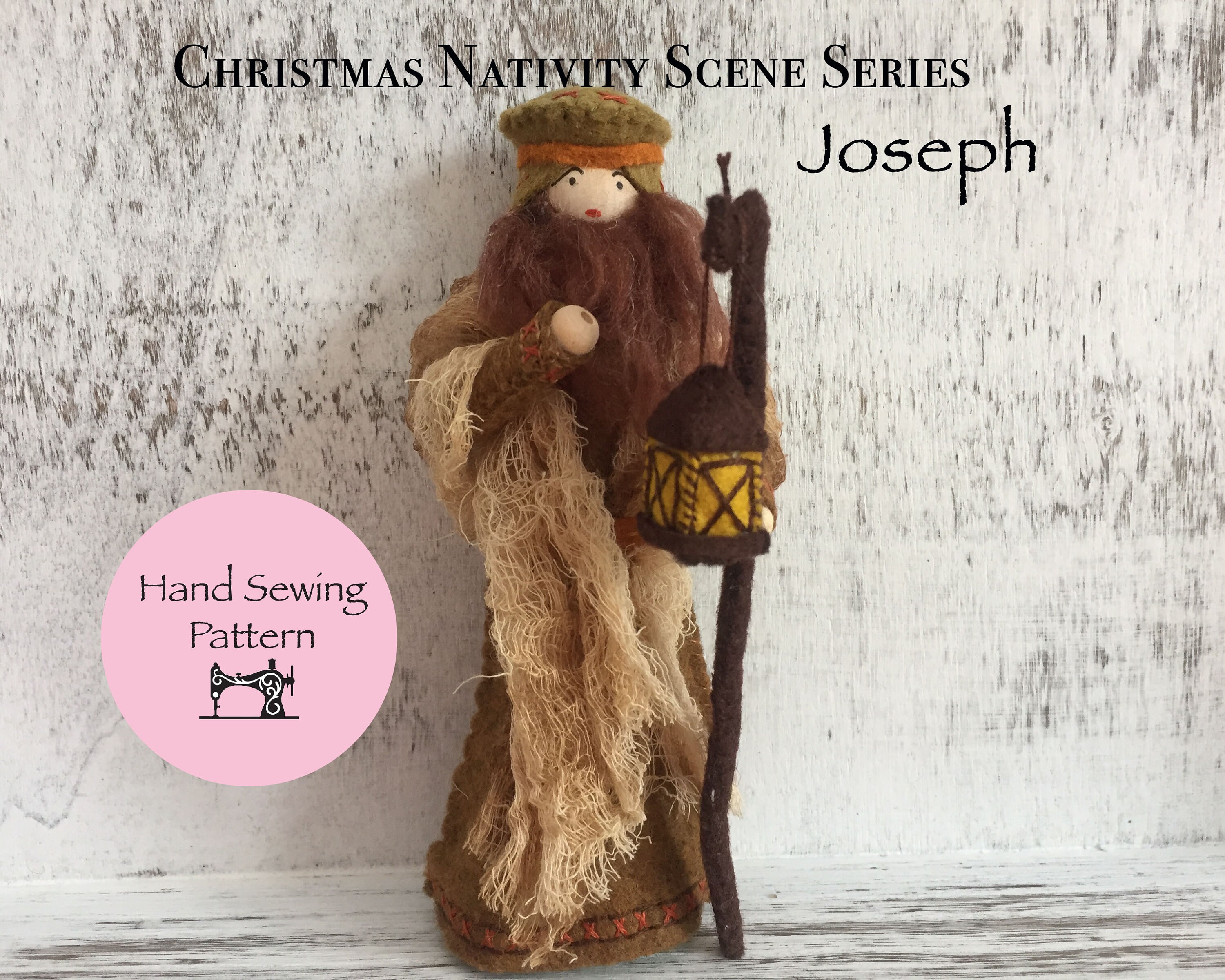 Christmas DIY Nativity Scene Joseph PDF Epattern / Felt | Etsy