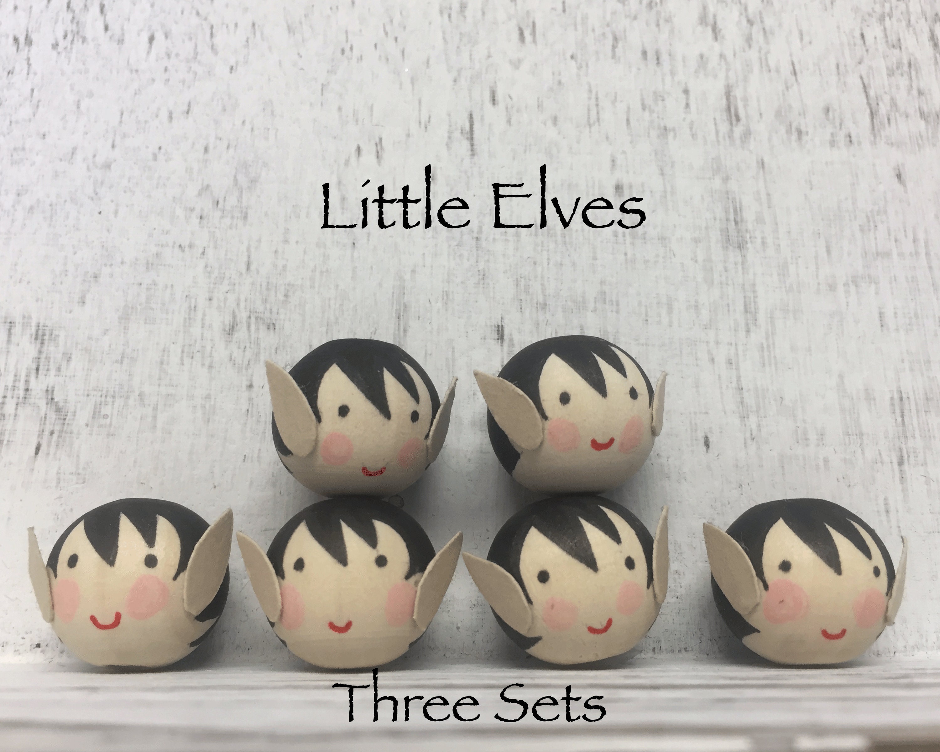 Completed Heads / Mmmcrafts Little Elves Twas the Night Ornament Series ...