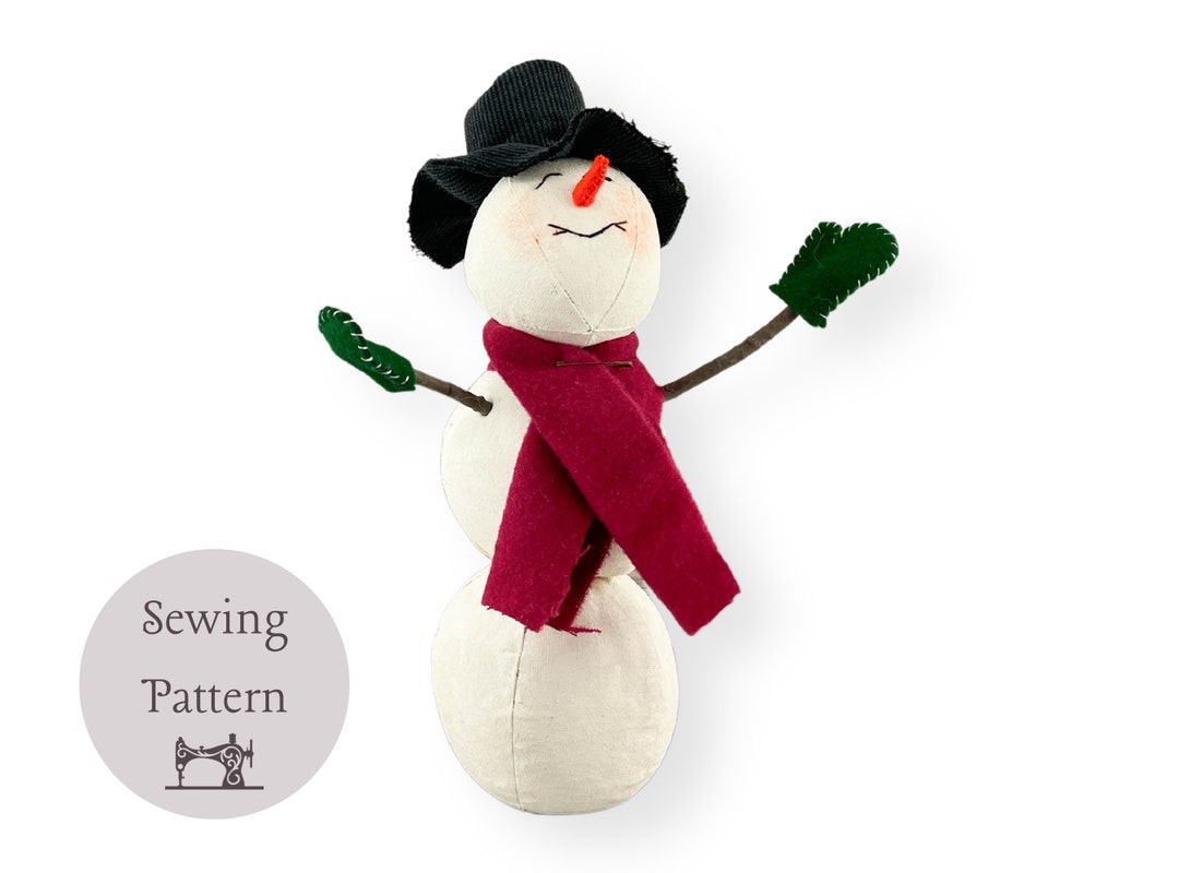 Snowman Sewing Pattern