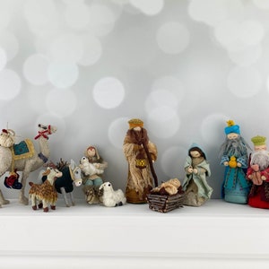 Christmas Nativity Scene Pattern / Felt Handmade Nativity Set for ...