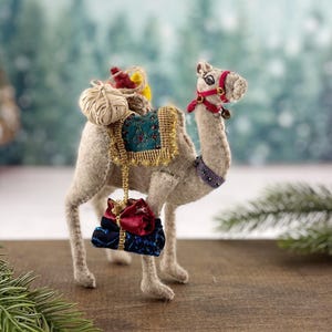 Christmas Nativity Scene Felt Pattern Camel / Digital Epattern Nativity ...