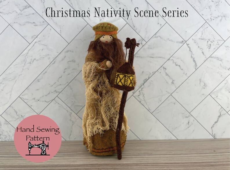 Christmas DIY Nativity Scene Joseph PDF Epattern / Felt - Etsy